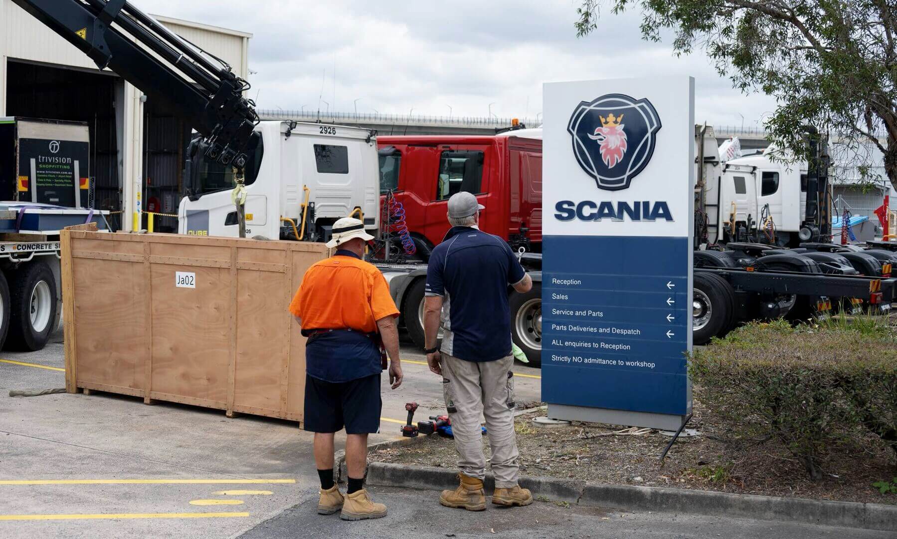 Scania - Business Signage | Building Signage | Albert Smith Signs