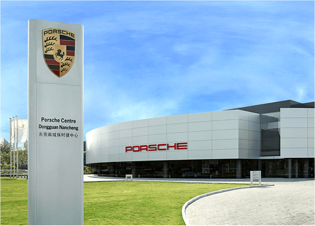 Porsche Dealership Signage - Business Signage | Building Signage ...